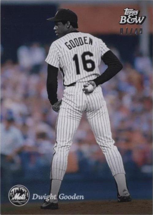 2023 Topps Black & White - Dwight Gooden #63 Background Color /49 for ...