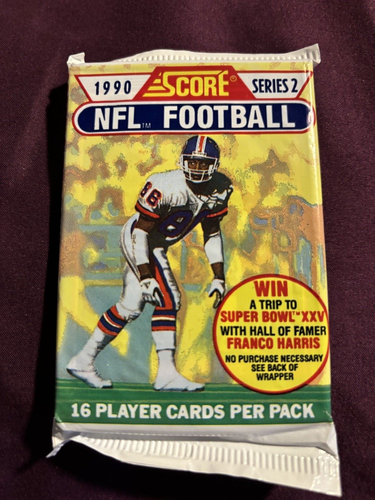 1990 Score NFL Football Sealed 16 Card Pack | eBay