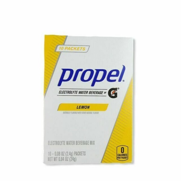 Propel Powder Packets Lemon with Electrolytes, Vitamins and No Sugar ...