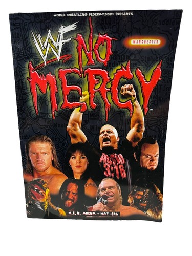 1999 WWF Wrestling Program UK Live Event PPV MANCHESTER Arena NO MERCY ...