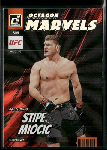 2023 Donruss UFC - Octagon Marvels Stipe Miocic #9 Holo Orange Laser ...