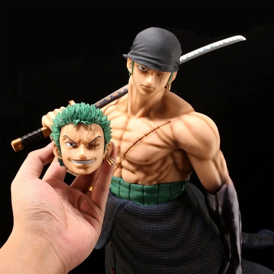 50 cm Roronoa Zoro Five-Sword Style Statue – One Piece Oversize GK PVC ...