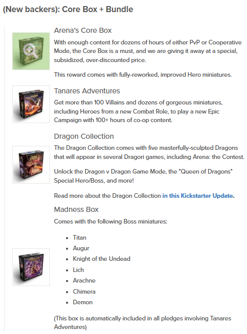 NEW Tanares Adventures + Arena + Dragon Collection + Madness Box KS ...