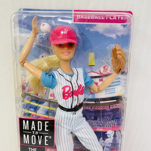 BARBIE DOLL BASEBALL PLAYER | Made to Move Ultimate Posable Brand New ...