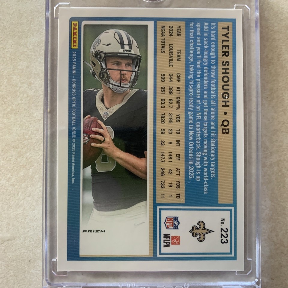 2025 Optic Tyler Shough #223 Rated Rookie - Rocket Emoji SSP | eBay
