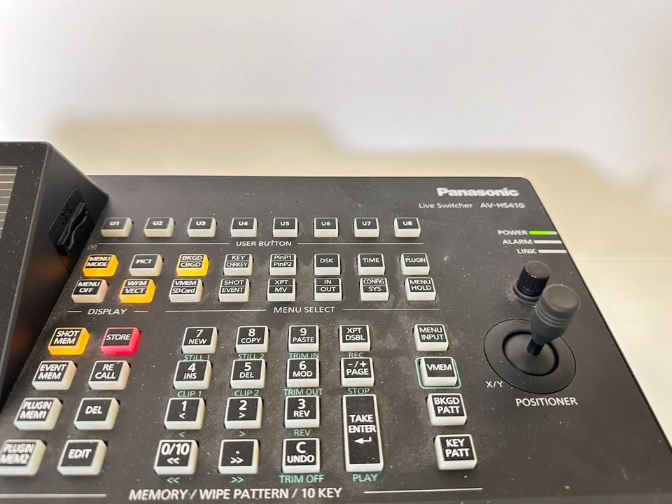 Panasonic AV-HS410 Multi-Format Live Switcher Pro Studio Audio Video ...