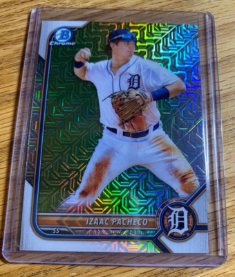 2022 Bowman Chrome Baseball Izaac Pacheco Mojo Refractor #BCP-106 ...