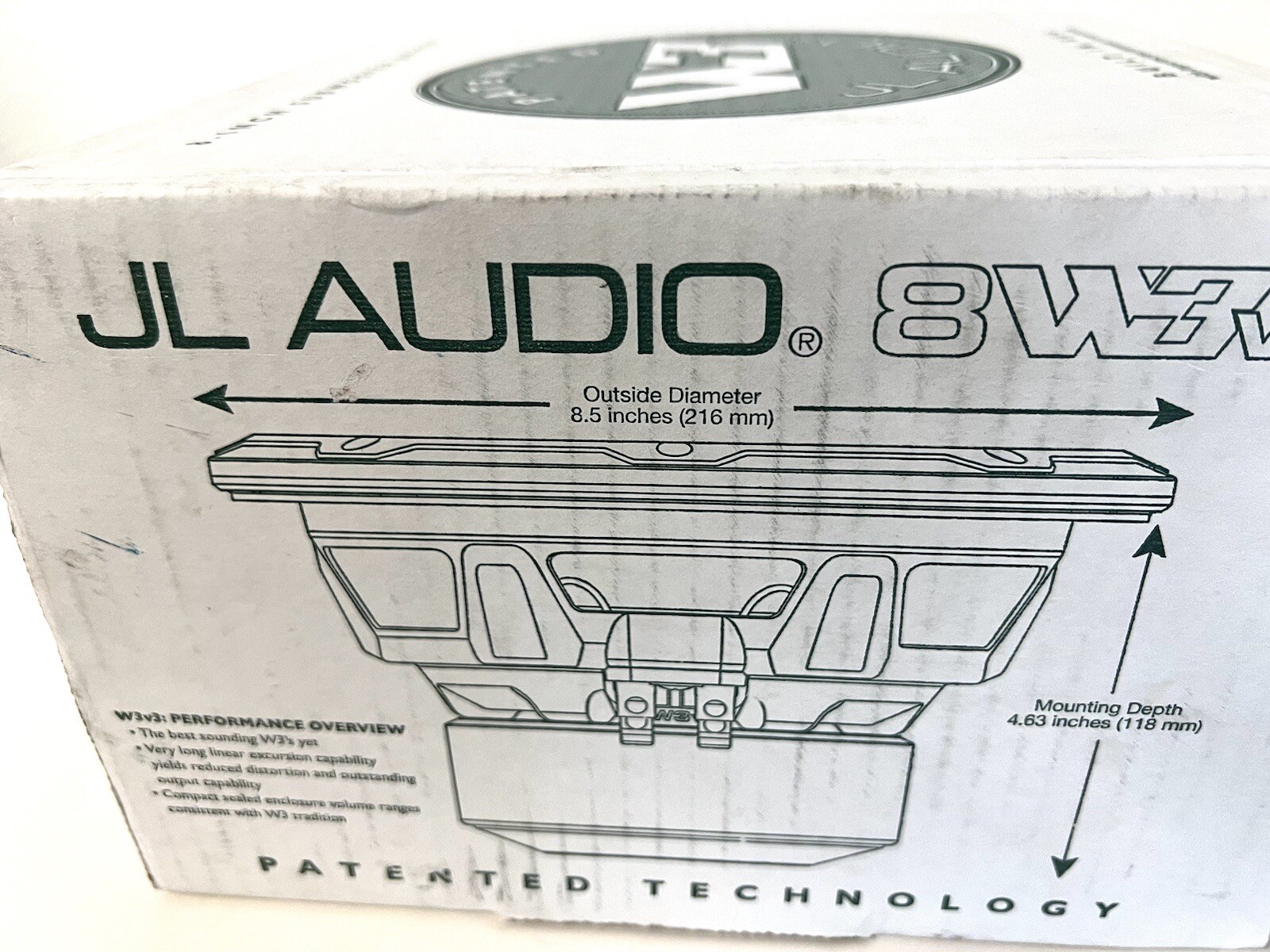 JL Audio 8W3v3-4 8 inch 250W Car Subwoofer for sale online | eBay