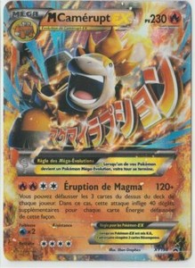 CARTE POKEMON MEGA M CAMERUPT EX 230PV XY198 (version Française) | eBay