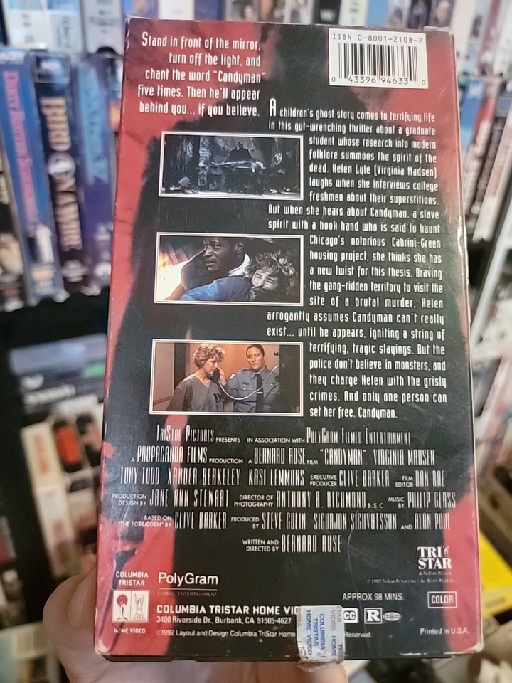 Candyman 1992 VHS Rare Hard To Find Original Release | eBay