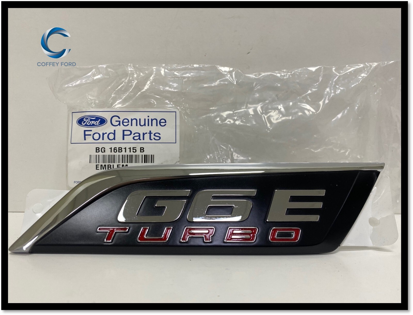 Genuine Ford Falcon FG Mk2 Left Hand Emblem G6e Turbo Badge for sale ...