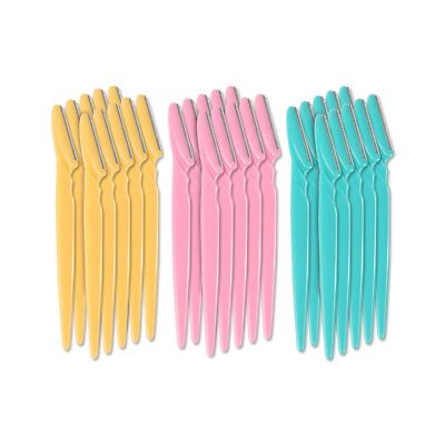 40Pcs Eyebrow Razors Multipurpose Exfoliating Dermaplaning Tool Face ...