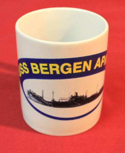 USS Bergen APA150 Coffee Mug Cup Navy Ship | eBay