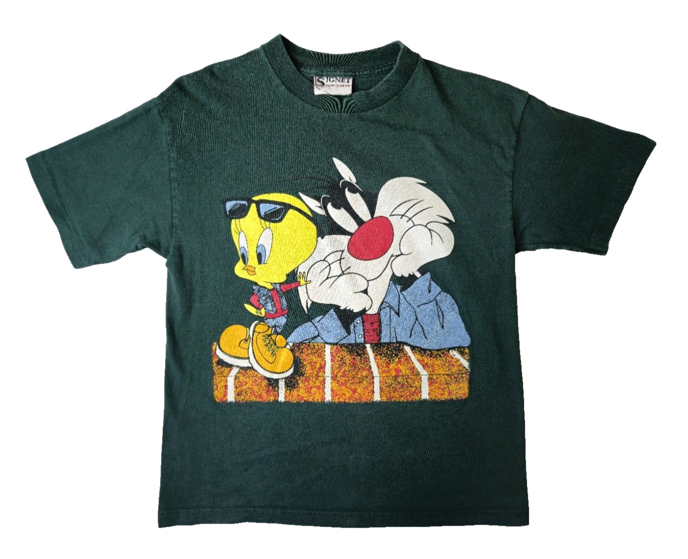 Looney Tunes Vintage Sylvester Tweety Bird Green Sing Gem 5183