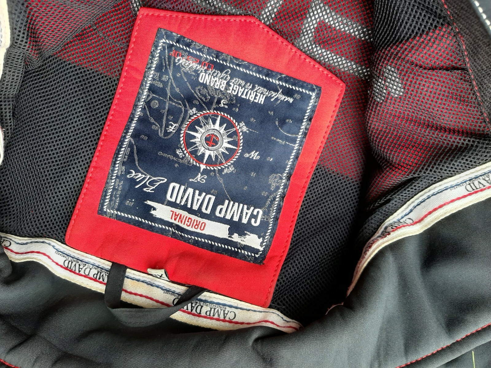 Camp David Jacket Red Regatta Team Word Series San Fr… - Gem