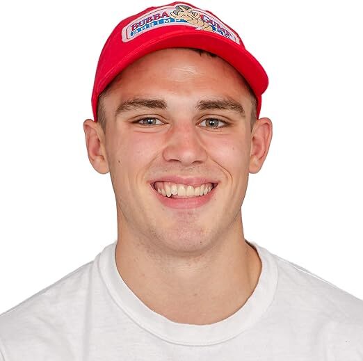 Bubba Gump Shrimp Red Hat Cap - Official Forrest Gump Merchandise ...
