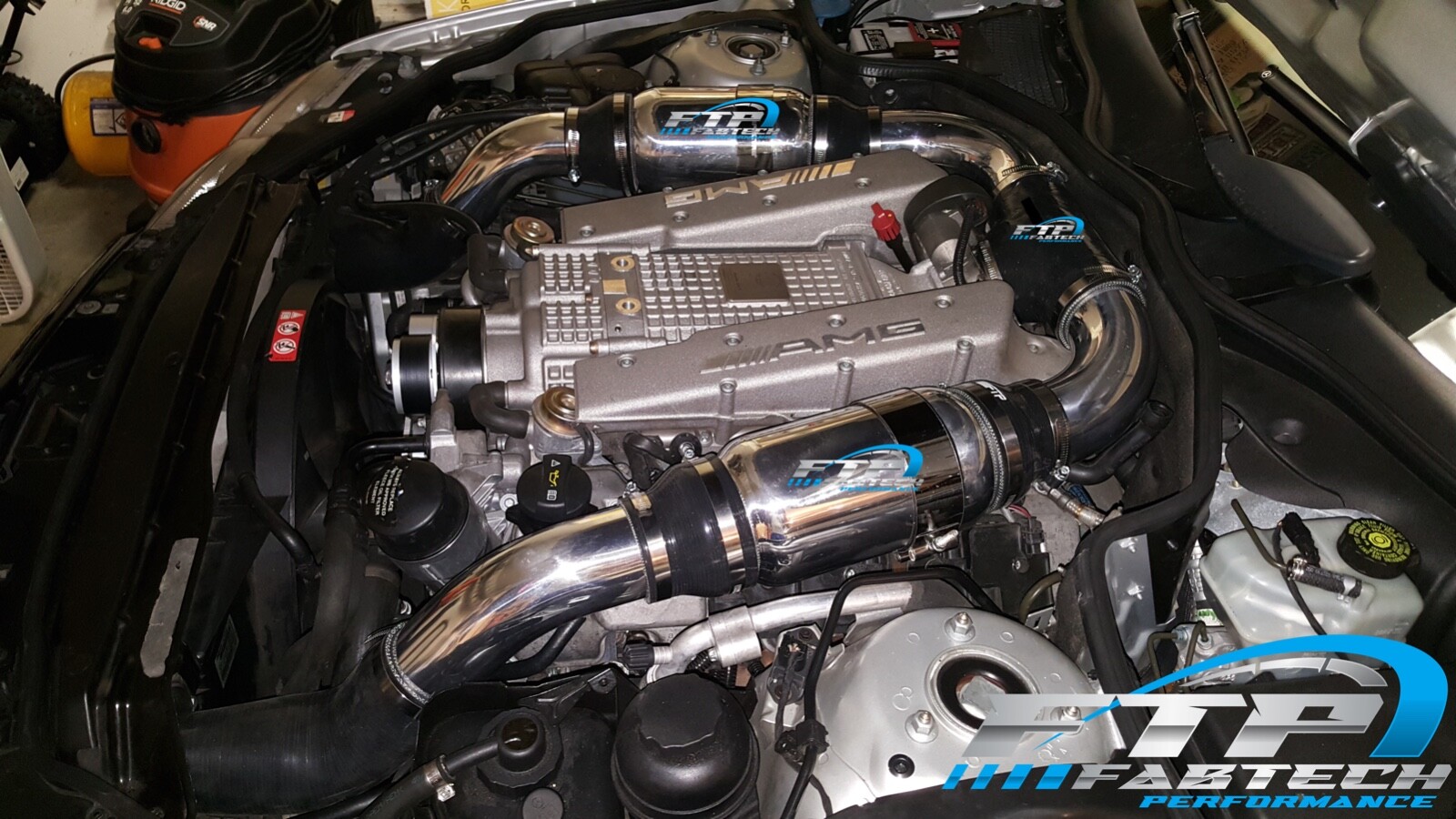 SL55 AMG FABTECH Intake System M113K Supercharged E55 CLS55 !TOP SELLER ...