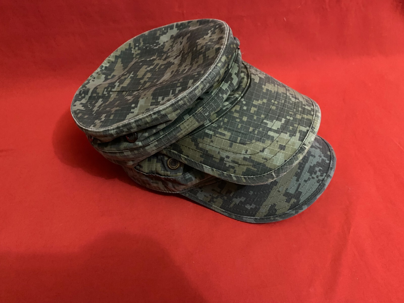 KOSOVO ARMY FSK MILITARY HAT S + M CAP VISOR KOSOVO SECURITY FORCE CAMO ...