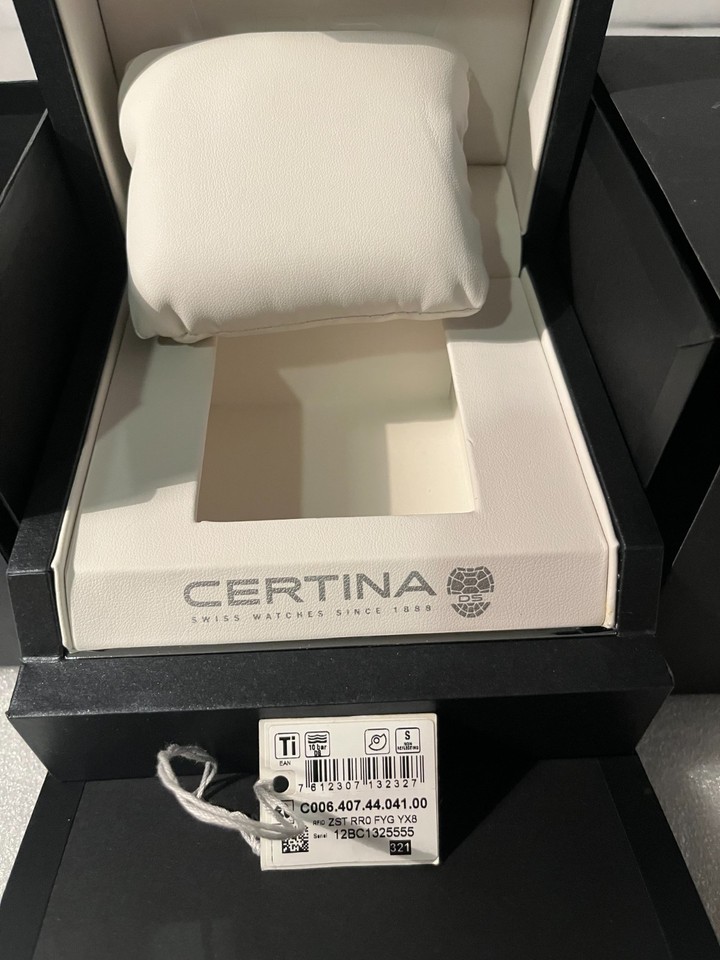 Certina DS Watch Retail Box (For Modern Retail Box Models) with ...
