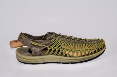 KEEN Mens UNEEK Paracord Braided Rope Green Waterproof Shoes Sandals ...