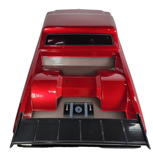 Fits Traxxas Drag Slash Red C10 Chevrolet Painted Body w/ Wing Grill ...