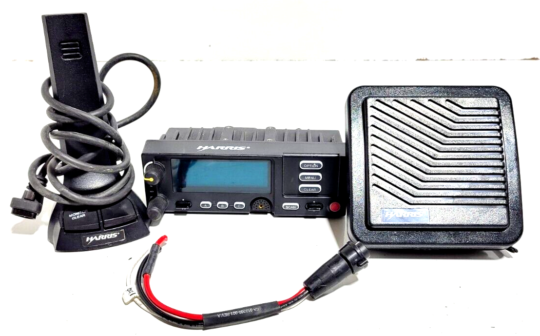 HARRIS MACOM CH-721 Control Head Speaker M5300/M7300 RADIOS CU23218 ...