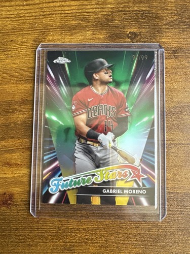 2024 Topps Chrome Gabriel Moreno Future Stars Green Refractor #91/99 | eBay