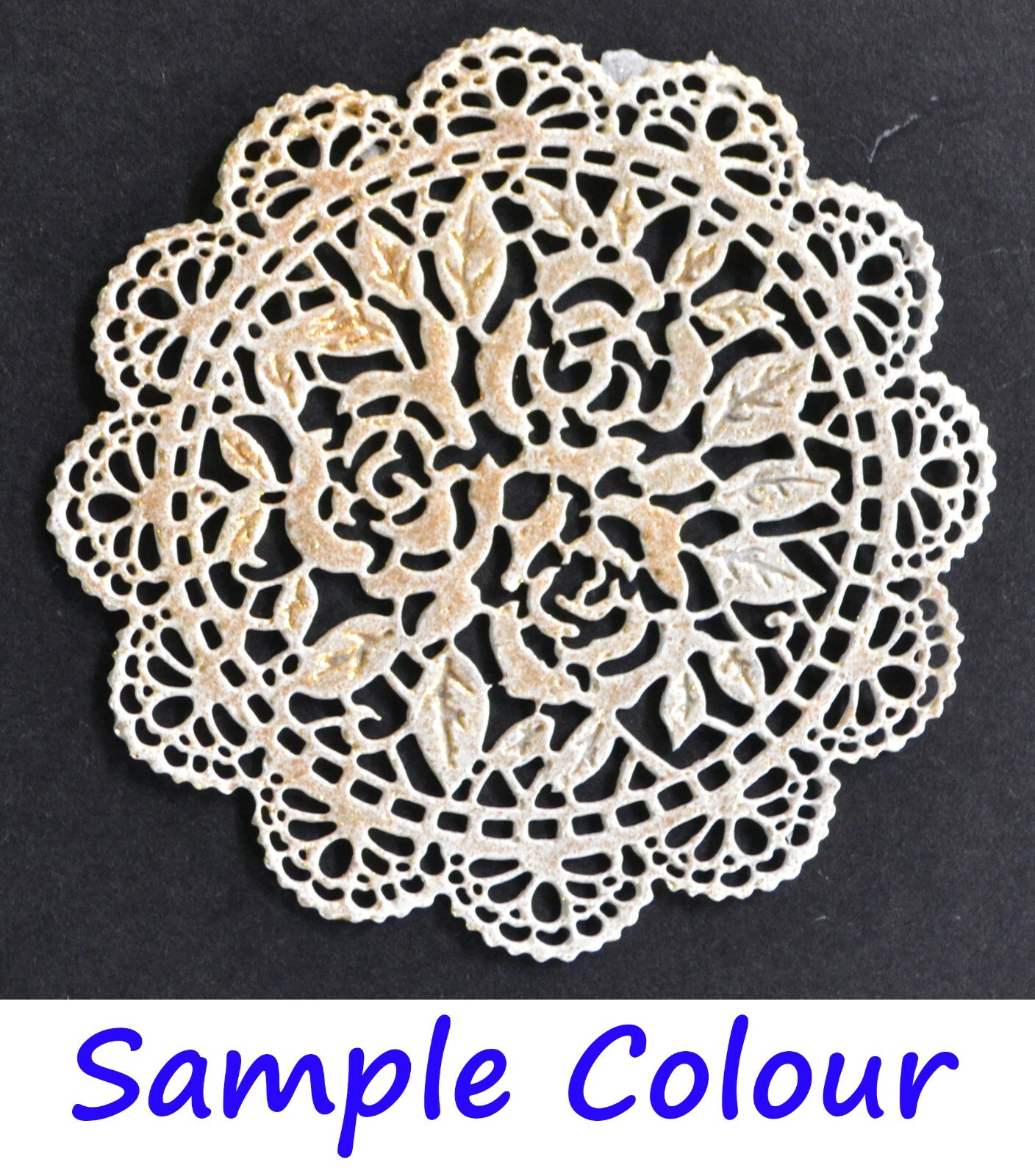 1 x Simply Heaven Edible Ready Made Cake Lace 47 colours made from mat ...