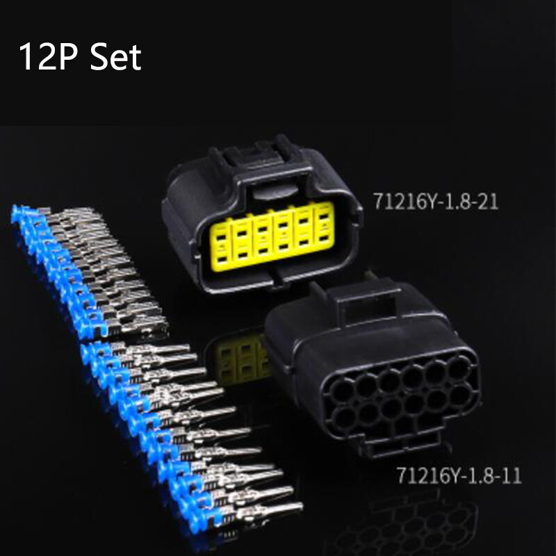 AMP Automotive Electrical Connector 1/2/3-12 Pin Waterproof Car Plug ...