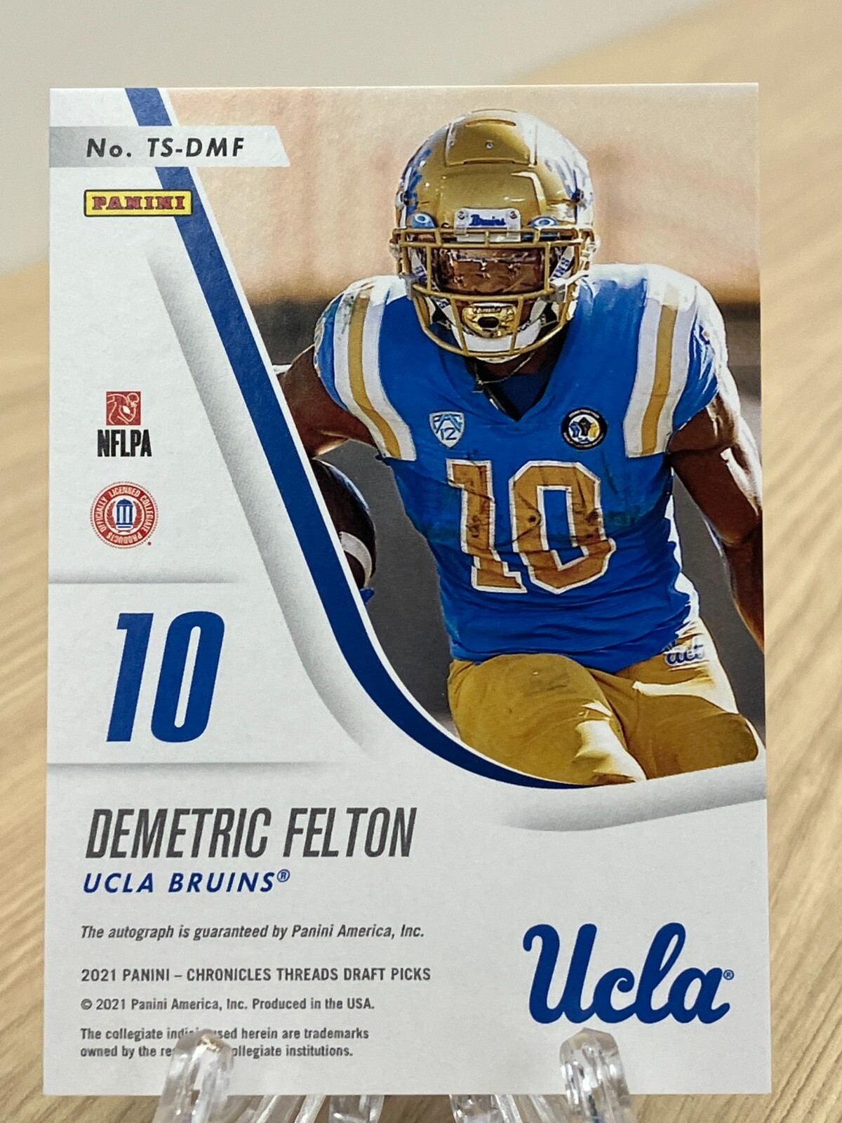 Demetric Felton 2021 Chronicles Draft Threads Rookie Signatures Green ...