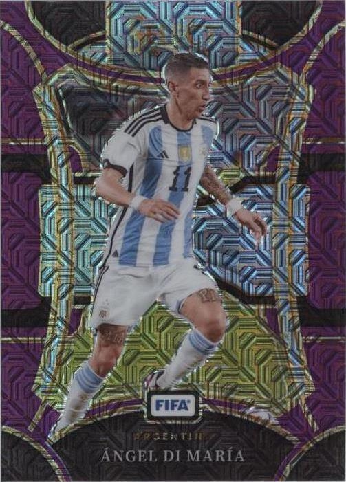 2023-24 Panini Select FIFA - Mezzanine Angel Di Maria #175 Purple Mojo ...