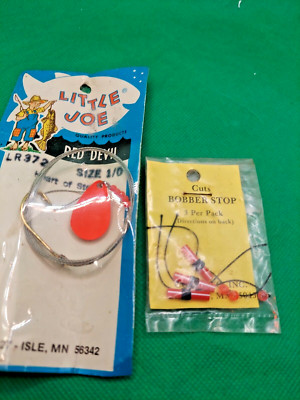 Fishing Lure Vintage LURE EXTRAlittle joe red devil spinner and some ...