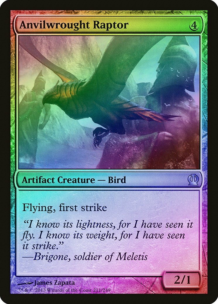 Anvilwrought Raptor FOIL Theros NM Artifact Uncommon MAGIC MTG CARD ...