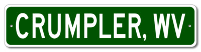 Crumpler, West Virginia Metal Wall Decor City Limit Sign - Aluminum | eBay