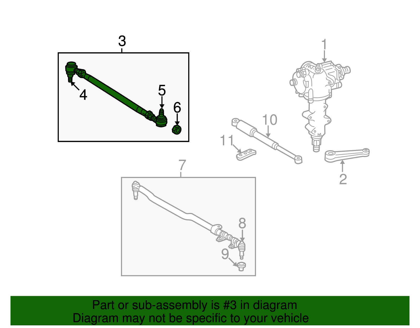 Mercedes-Benz 4634631115 Genuine OEM Drag Link for sale online | eBay