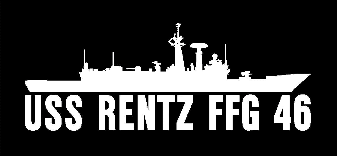 USS RENTZ FFG 46 Silhouette Decal / Sticker U S Navy USN Military | eBay