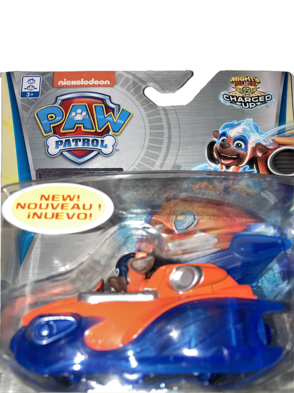 Paw Patrol ZUMA Mighty Pups Charged Up NEW! CAR True Metal Spin ...