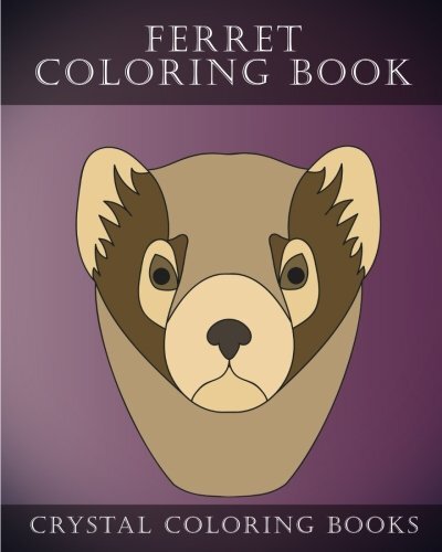 Ferret Coloring Book: 30 Simple Hand Drawn Easy. Books