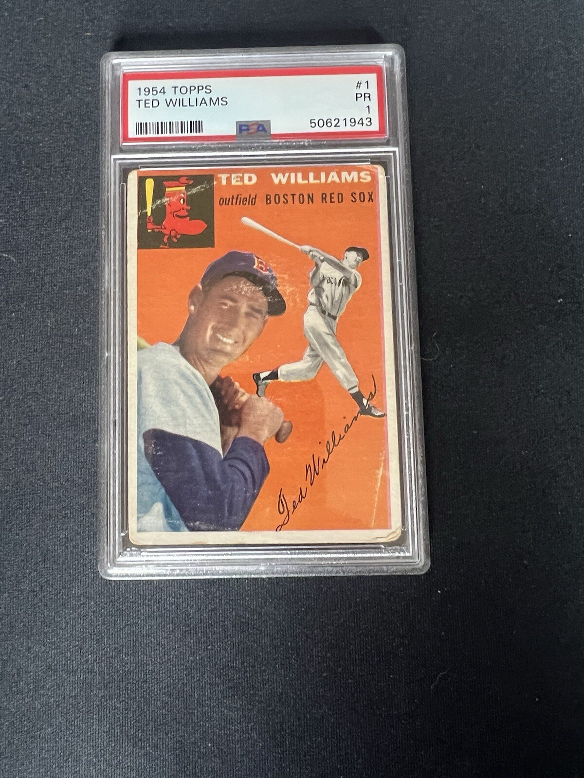 1954 Topps Ted Williams #1 PSA 1 - Boston Red Sox HOF | eBay