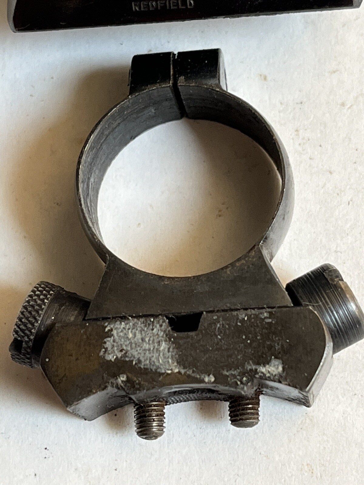 Early vintage Redfield Bridge Type 7/8” scope mount rings and base | eBay