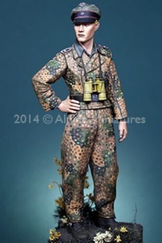 ALPINE MINIATURES 1:16 SET 16028 WWII GERMAN WSS TANK CREW (1 FIGURE/2 ...