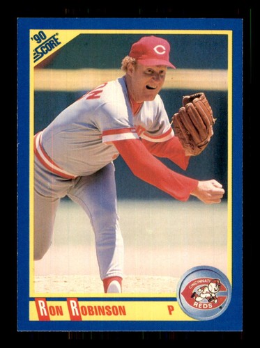 1990 Baseball Score Ron Robinson Cincinnati Reds #495 | eBay