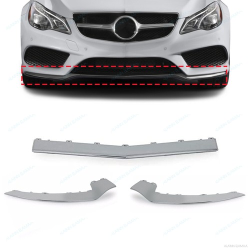3pcs Front Bumper Chrome Cover Trim Fit For Mercedes Benz E W207 E350 E400 E550 | eBay