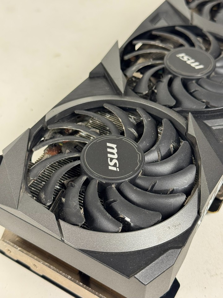 Rusted MSI GeForce RTX 3090 VENTUS 3X 24G OC 24GB GDDR6X Graphics Card ...