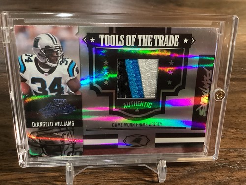 DeAngelo Williams 3-Color Game-Worn Prime Jersey Patch Card. 28/50 | eBay