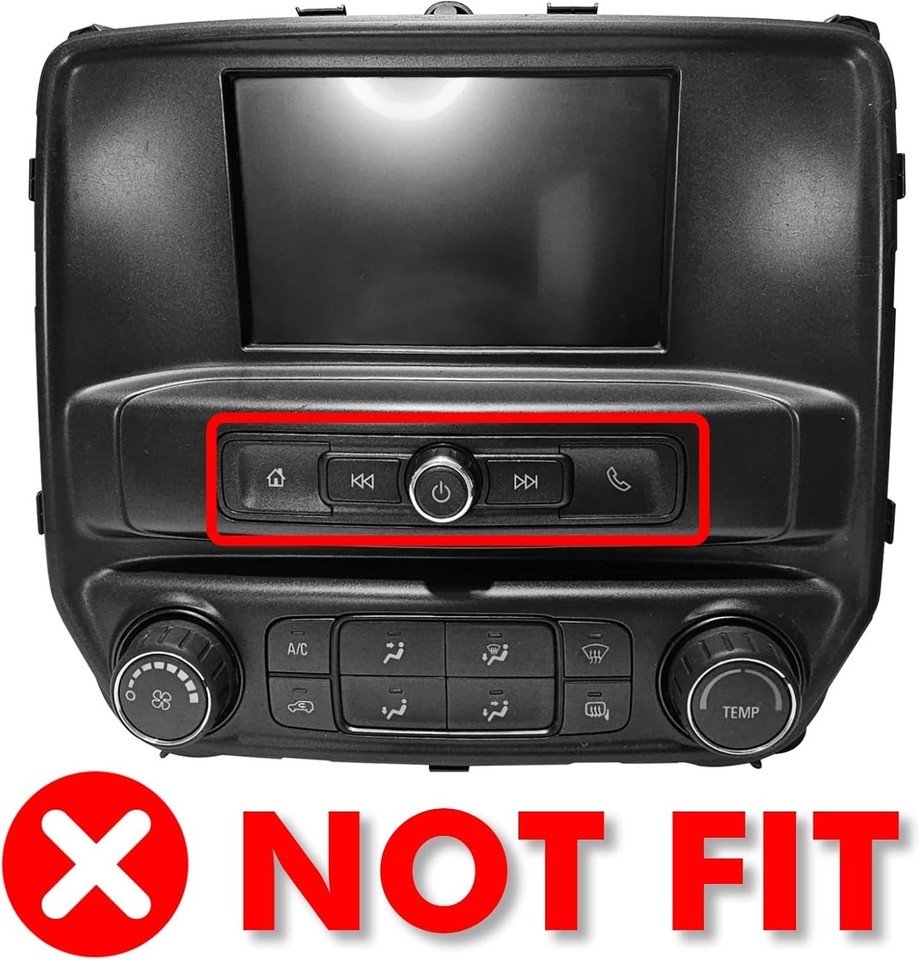 Car GPS Carplay Stereo Radio For 2014-2018 Chevrolet Silverado GMC ...