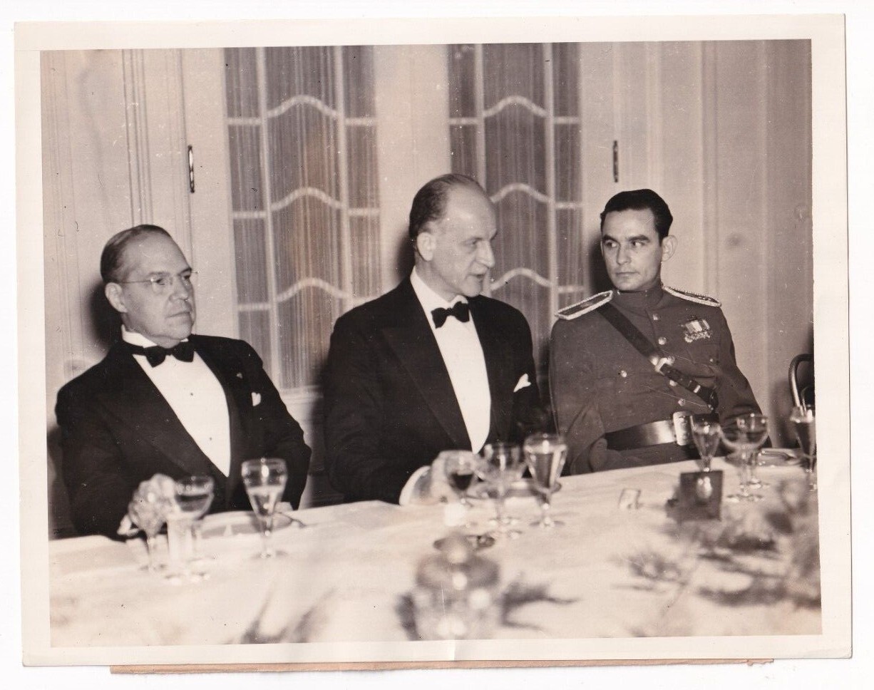 CUBAN ARMY CHIEF COL JOSE E PERAZA VISITS THE US WASHINGTON 1945 Photo ...