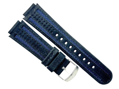 18x20mm new fabric watch band blue+black color straight, soft (Best ...