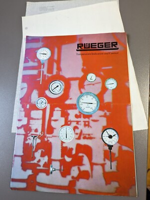 RUEGER Temperature Indication and CONTROL Brochure & Specifications ...