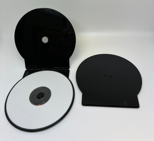 10 PCS NEW CD/DVD CLAM SHELL CASES PAKRITE CSHELL, BLACK, JS100BLK | eBay
